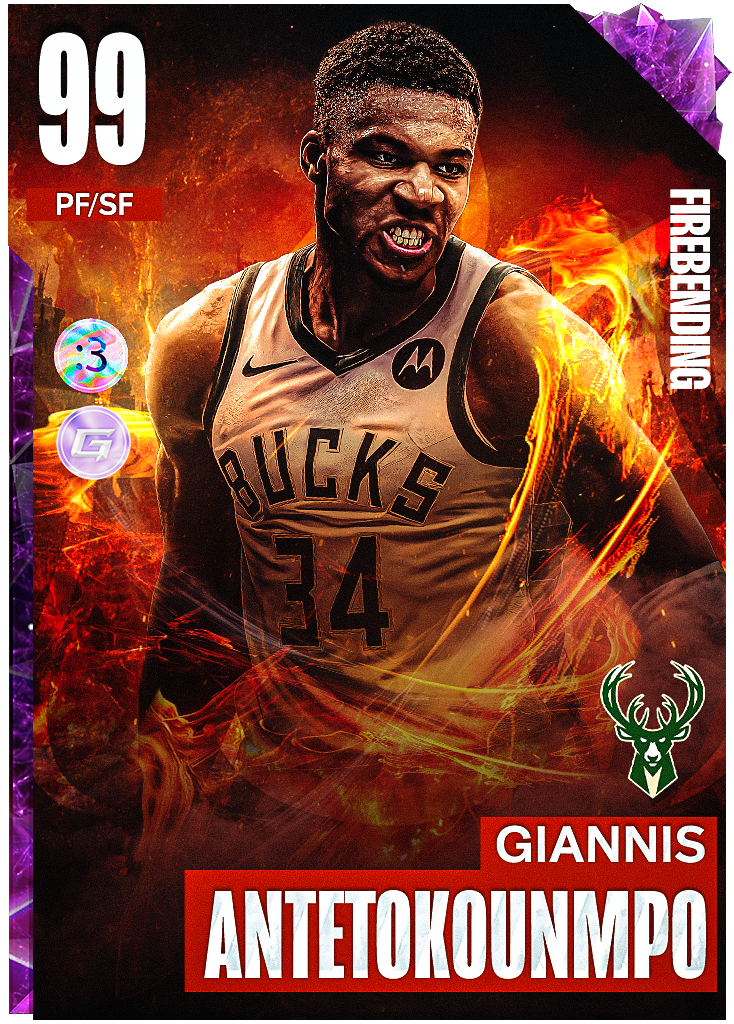 NBA 2K26 | 2KDB MyTEAM NBA 2K Custom Card (Giannis (grizz collab)) by crisso