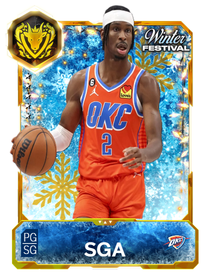 2KDB MyTEAM Database | NBA 2K Custom Card (winter SGA) by Step_Fluffy ...