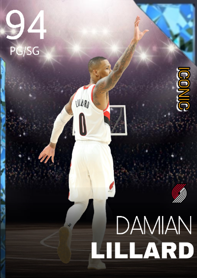 NBA 2K25 | 2KDB MyTEAM NBA 2K Custom Card (Iconic Damian Lillard) by random