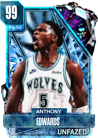 NBA 2K25 | 2KDB MyTEAM NBA 2K Custom Card (Anthony Edwards) by OOF