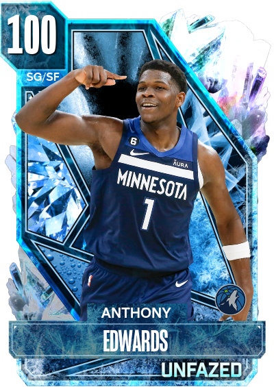 NBA 2K25 | 2KDB MyTEAM NBA 2K Custom Card (Anthony Edwards) by Graygray4908