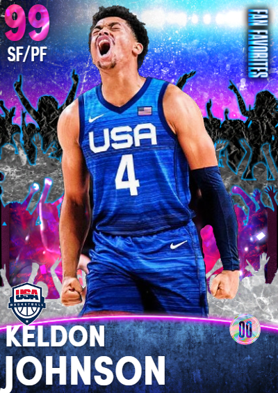 2KDB MyTEAM Database | NBA 2K Custom Card (Keldon Johnson) by LeChina ...
