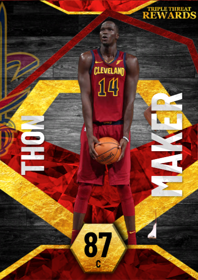 NBA 2K25 | 2KDB MyTEAM NBA 2K Custom Card (Thon Maker) by SaintsFlow