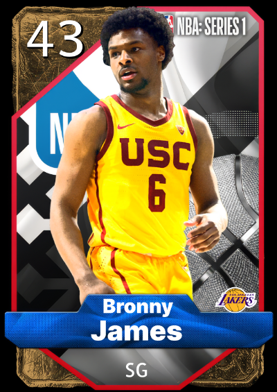 2KDB MyTEAM Database | NBA 2K Custom Card (Bronny's Realistic Ovr 2K25 ...