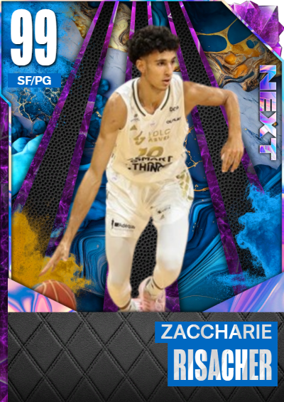NBA 2K25 | 2KDB MyTEAM NBA 2K Custom Card (Zaccharie Risacher) by Ethan2575