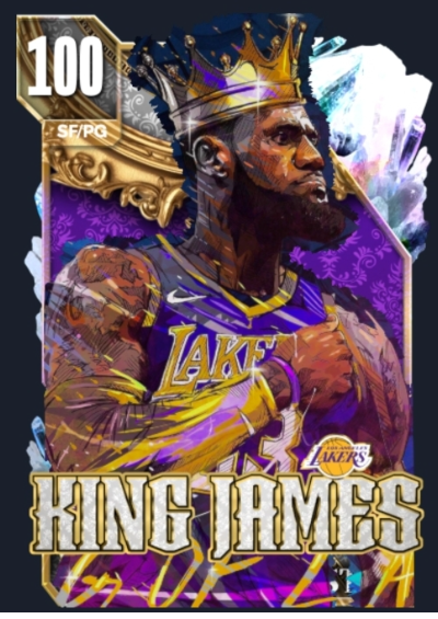 NBA 2K26 | 2KDB MyTEAM NBA 2K Custom Card (The king) by bball_king_eh