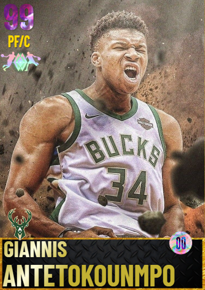 NBA 2K25 | 2KDB MyTEAM NBA 2K Custom Card (Giannis Antetokounmpo) by Freexx