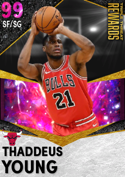 NBA 2K25 | 2KDB MyTEAM NBA 2K Custom Card (Thaddeus Young) by RBBALLER08