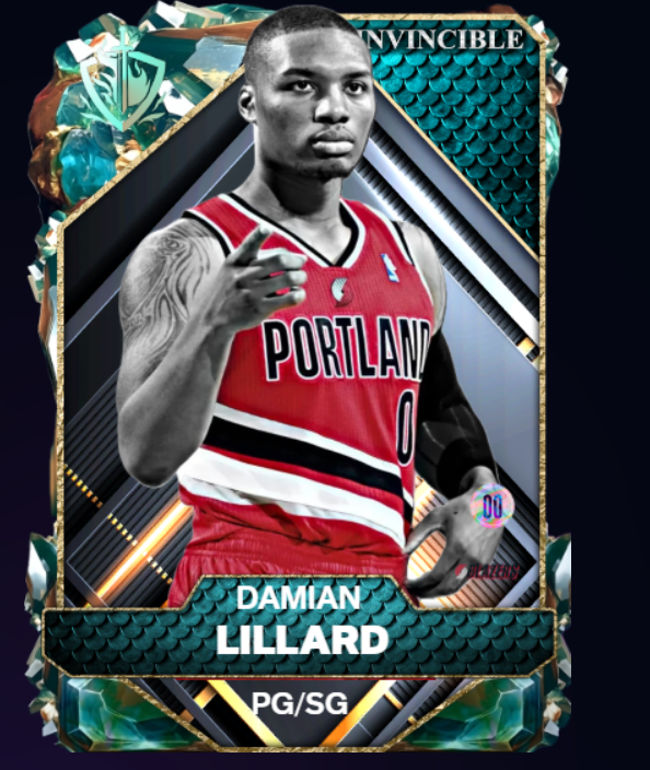 NBA 2K25 | 2KDB MyTEAM NBA 2K Custom Card (dame time) by mjgoat45