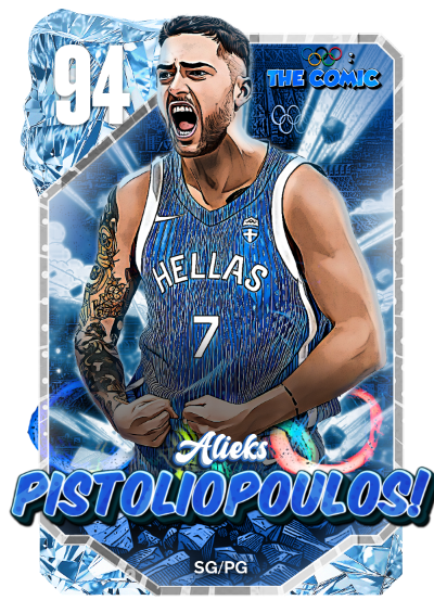 NBA 2K25 | 2KDB MyTEAM NBA 2K Custom Card (Vasilis Toliopoulos) by alieks