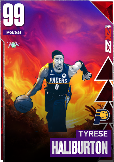 2KDB MyTEAM Database | NBA 2K Custom Card (Tyrese Haliburton) by ...