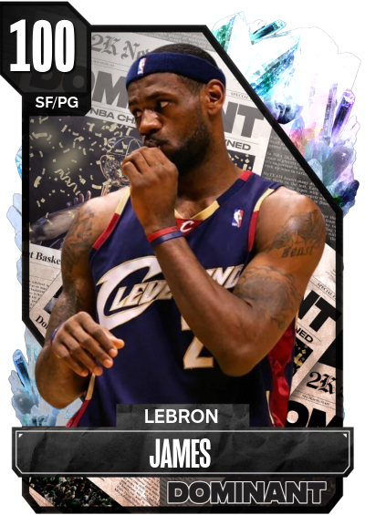 NBA 2K25 | 2KDB MyTEAM NBA 2K Custom Card (LBJ) by RG_GOAT_2