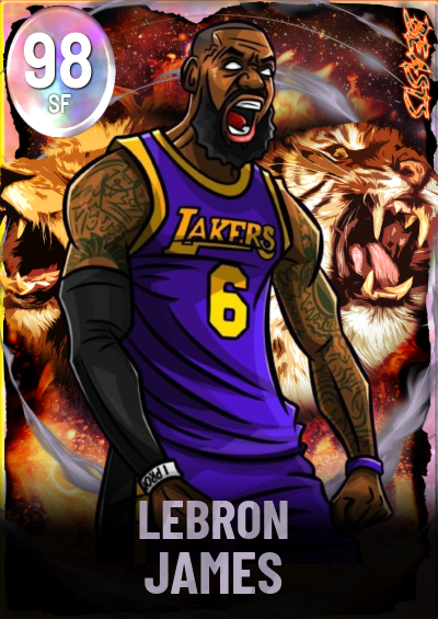 2KDB MyTEAM Database | NBA 2K Custom Card (LEBRON JAMES) by HITSTICK10 | NBA 2K26