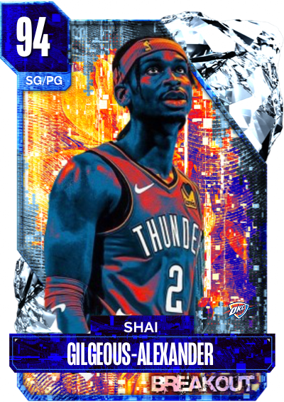 NBA 2K25 | 2KDB MyTEAM NBA 2K Custom Card (SGA) by Goat guy
