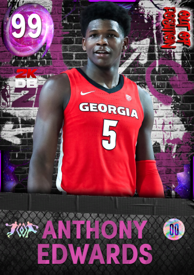 2KDB MyTEAM Database | NBA 2K Custom Card (Anthony Edwards) by ...