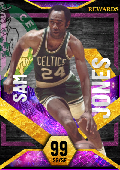 NBA 2K25 | 2KDB MyTEAM NBA 2K Custom Card (Sam Jones) by Blankey boy
