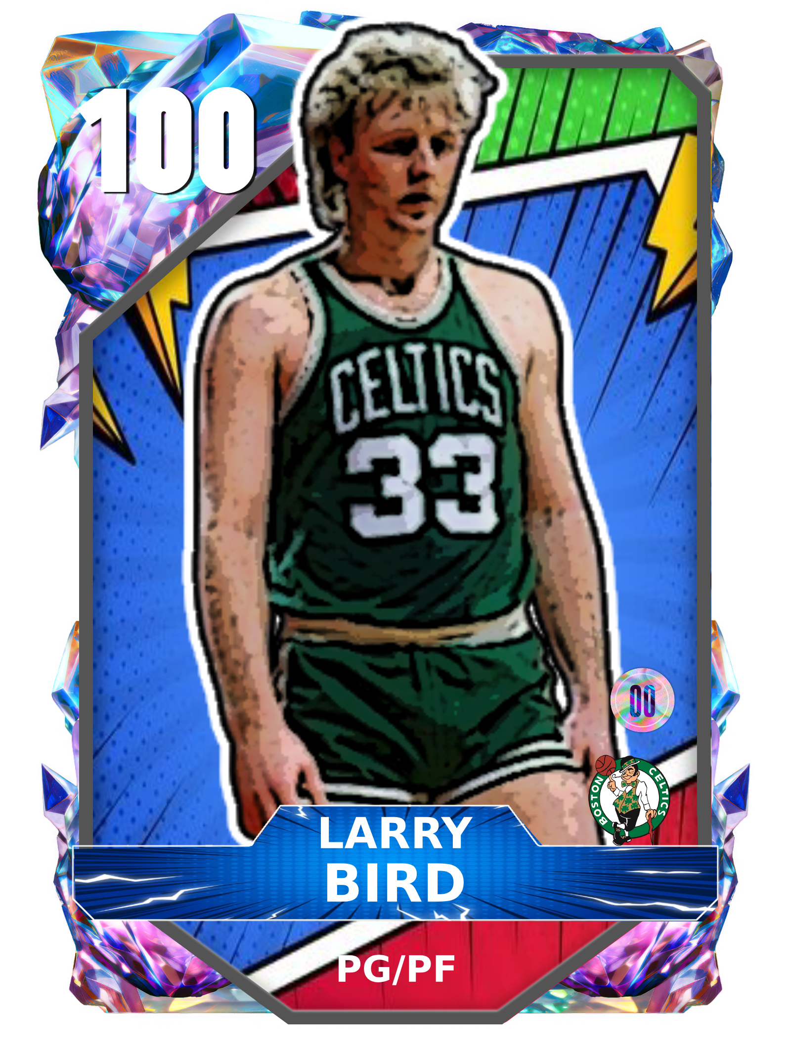 NBA 2K26 | 2KDB MyTEAM NBA 2K Custom Card (comic larry bird) by ...