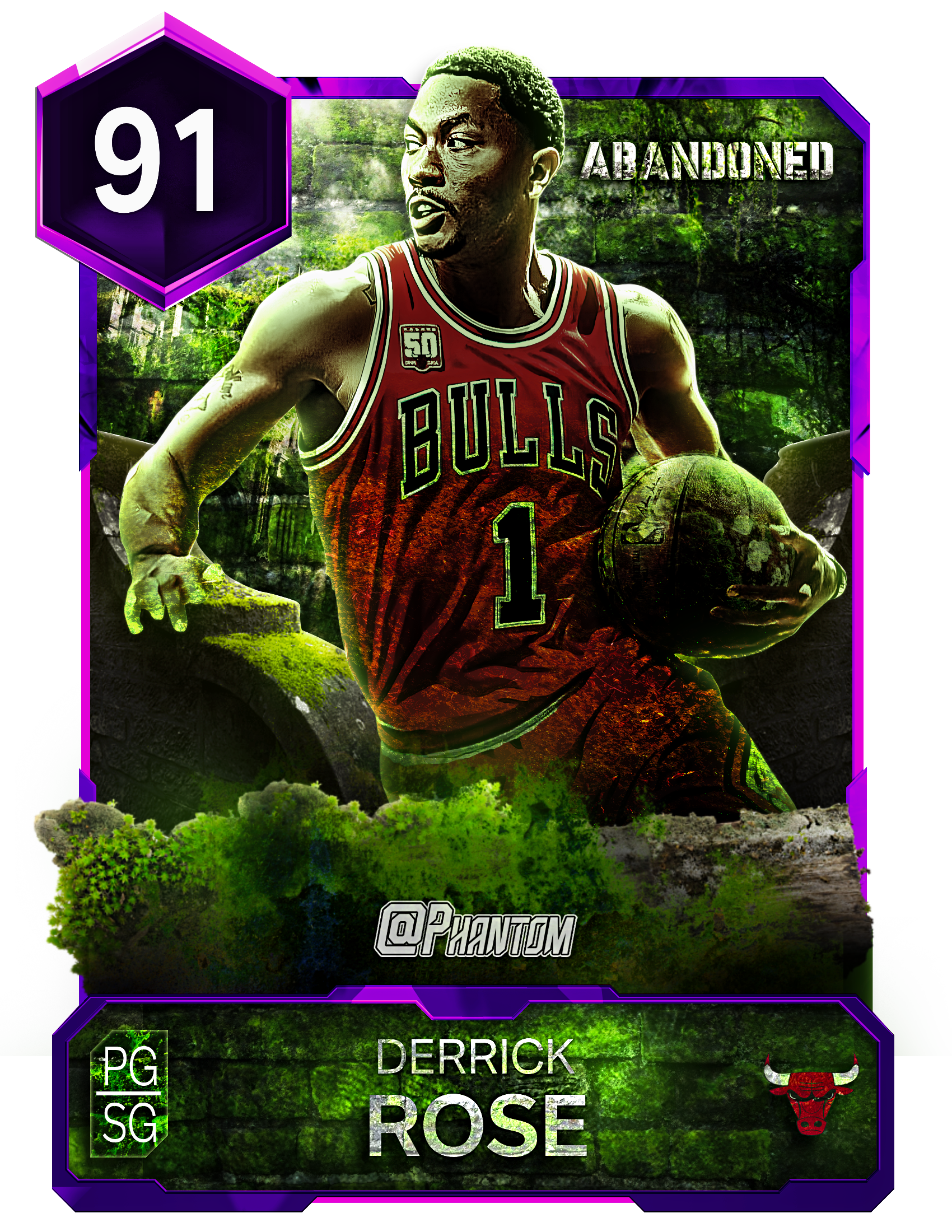 2KDB MyTEAM Database | NBA 2K Custom Card (drose) by Phantom_GFX | NBA 2K26