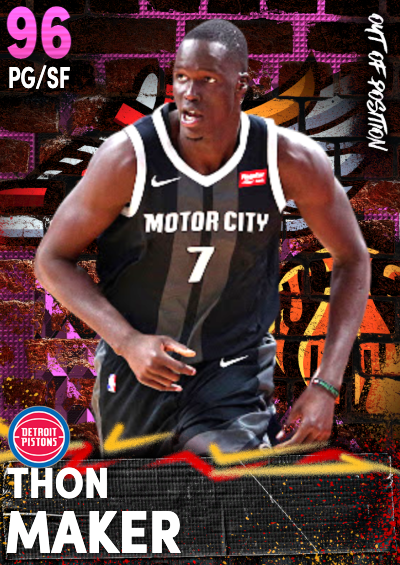 NBA 2K25 | 2KDB MyTEAM NBA 2K Custom Card (Thon Maker) by dp015