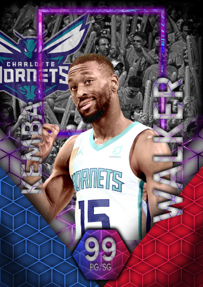 NBA 2K25 | 2KDB MyTEAM NBA 2K Custom Card (NBA 75 Kemba Walker @JCB2k temp) by Drewskiii