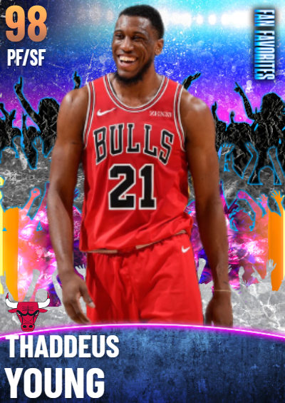 NBA 2K25 | 2KDB MyTEAM NBA 2K Custom Card (Thaddeus Young) by Pony1086