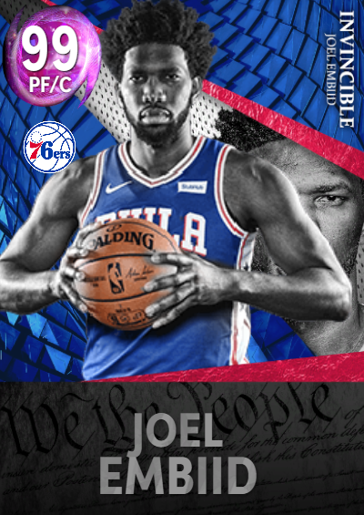 NBA 2K25 | 2KDB MyTEAM NBA 2K Custom Card (custom embiid invincible) by ...