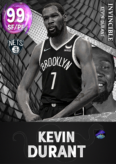 NBA 2K25 | 2KDB MyTEAM NBA 2K Custom Card (Invincible Kevin Durant Nets version) by Hype_Abbe