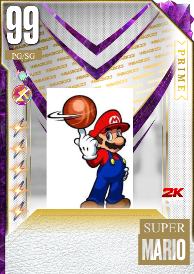 NBA 2K26 | 2KDB MyTEAM NBA 2K Custom Card (Mario balling) by Traybalin