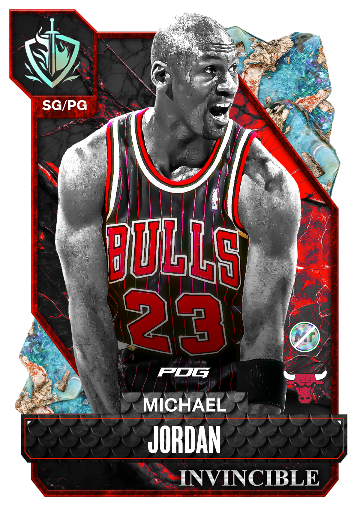 2KDB MyTEAM Database | NBA 2K Custom Card (Invincible Jordan) by ...