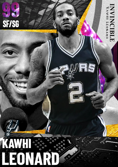 NBA 2K25 | 2KDB MyTEAM NBA 2K Custom Card (Invincible Kawhi Leonard) by Art3mis