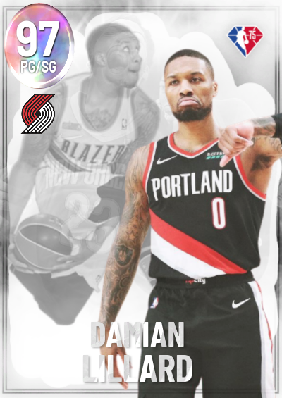 NBA 2K25 | 2KDB MyTEAM NBA 2K Custom Card (Dame 75) by Skibi