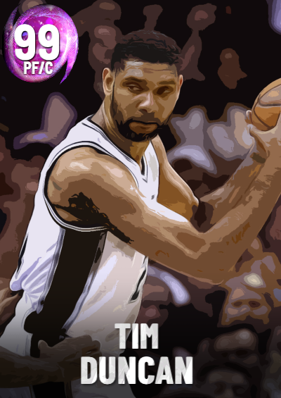 NBA 2K25 | 2KDB MyTEAM NBA 2K Custom Card (Tim Duncan Hero) by nikita
