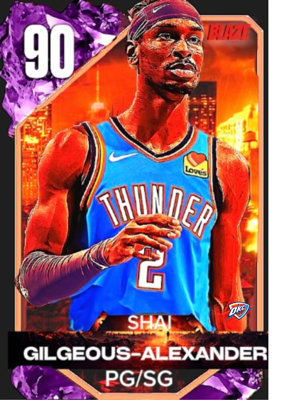 NBA 2K25 | 2KDB MyTEAM NBA 2K Custom Card (SGA) by Tragic_vision