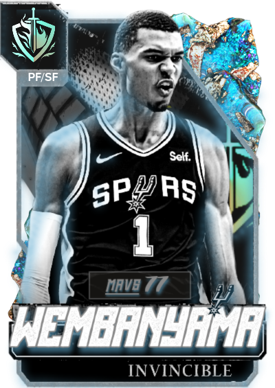 NBA 2K26 | 2KDB MyTEAM NBA 2K Custom Card (Invincible Victor Wembanyama ...