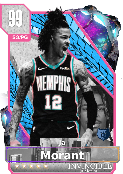 NBA 2K25 | 2KDB MyTEAM NBA 2K Custom Card (My first INVINCIBLE card!) by shreaker_2