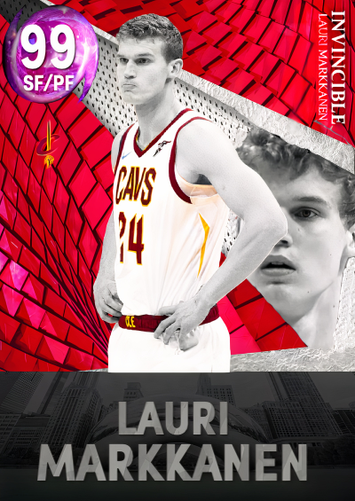 NBA 2K22 | 2KDB Custom Card (INVINCIBLE LAURI MARKKANEN)