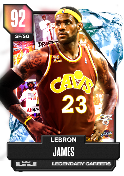 NBA 2K25 | 2KDB MyTEAM NBA 2K Custom Card (LeBron Legendary Careers ...