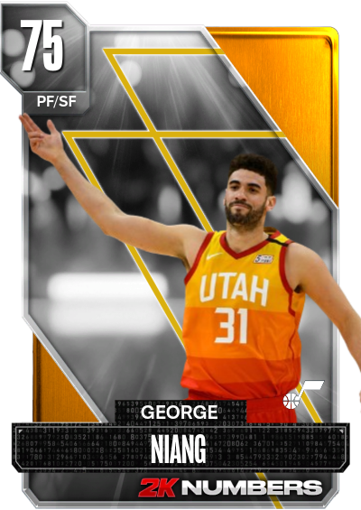 NBA 2K25 | 2KDB MyTEAM NBA 2K Custom Card (george niang) by bashcash