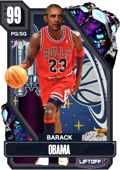 NBA 2K25 | 2KDB MyTEAM NBA 2K Custom Card (ObamGOAT) by JackHammer3675