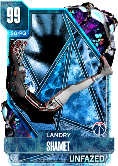 2KDB MyTEAM Database | NBA 2K Custom Card (Dark matter Landry shamet ...
