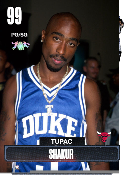 NBA 2K25 | 2KDB MyTEAM NBA 2K Custom Card (tupac) by raincam