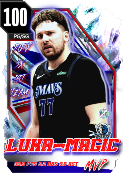 NBA 2K26 | 2KDB MyTEAM NBA 2K Custom Card (Luka Magic MVP(Better Version)) by MavsFan77