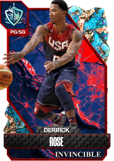 NBA 2K26 | 2KDB MyTEAM NBA 2K Custom Card (derrick rose) by drew-_-69