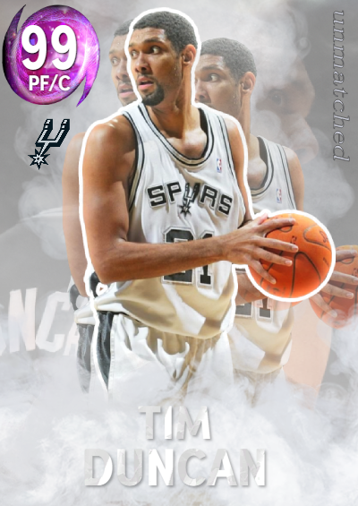 NBA 2K25 | 2KDB MyTEAM NBA 2K Custom Card (dark matter tim duncan ...
