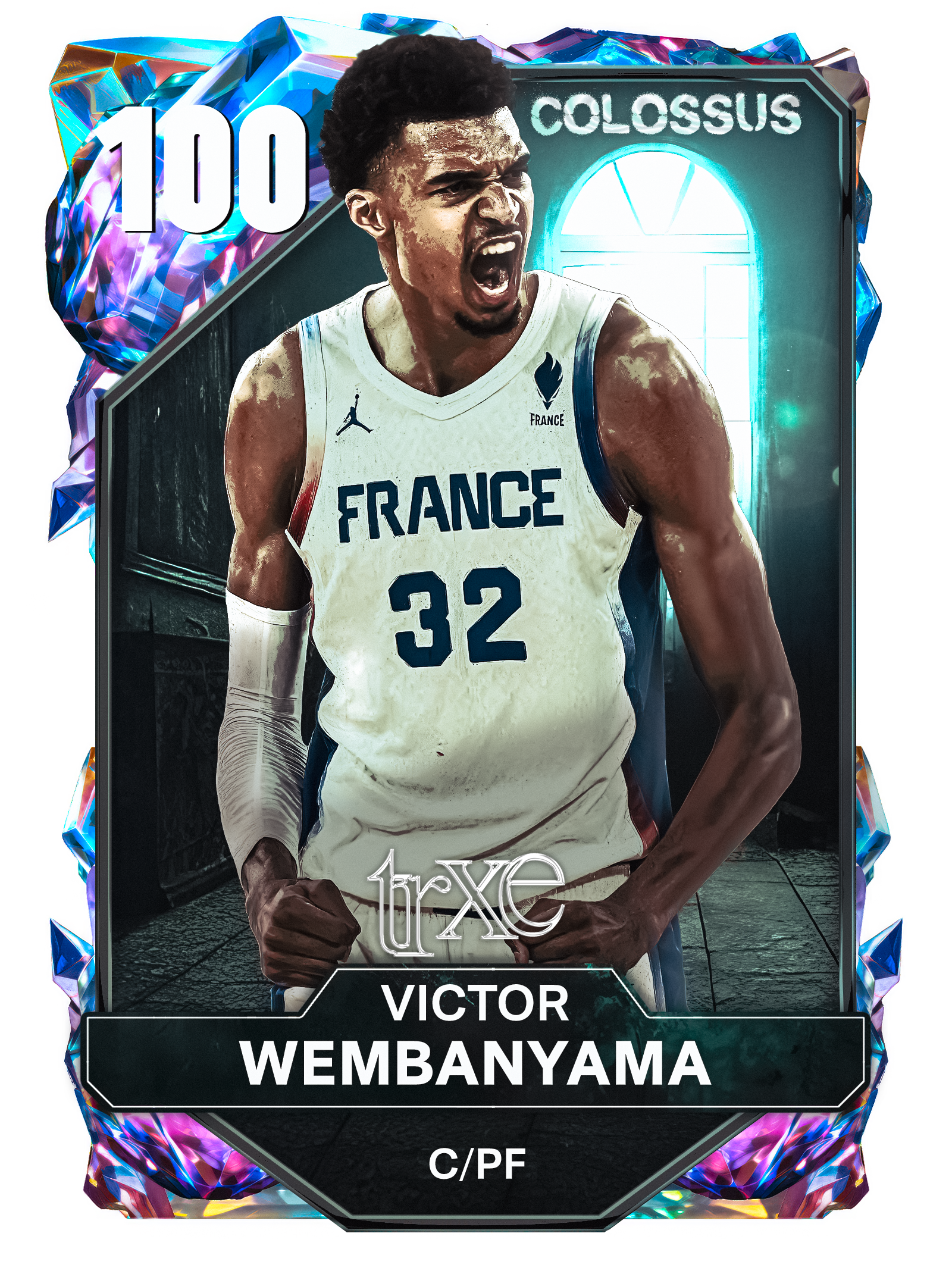 2KDB MyTEAM Database | NBA 2K Custom Card (Wemby) by plant | NBA 2K26