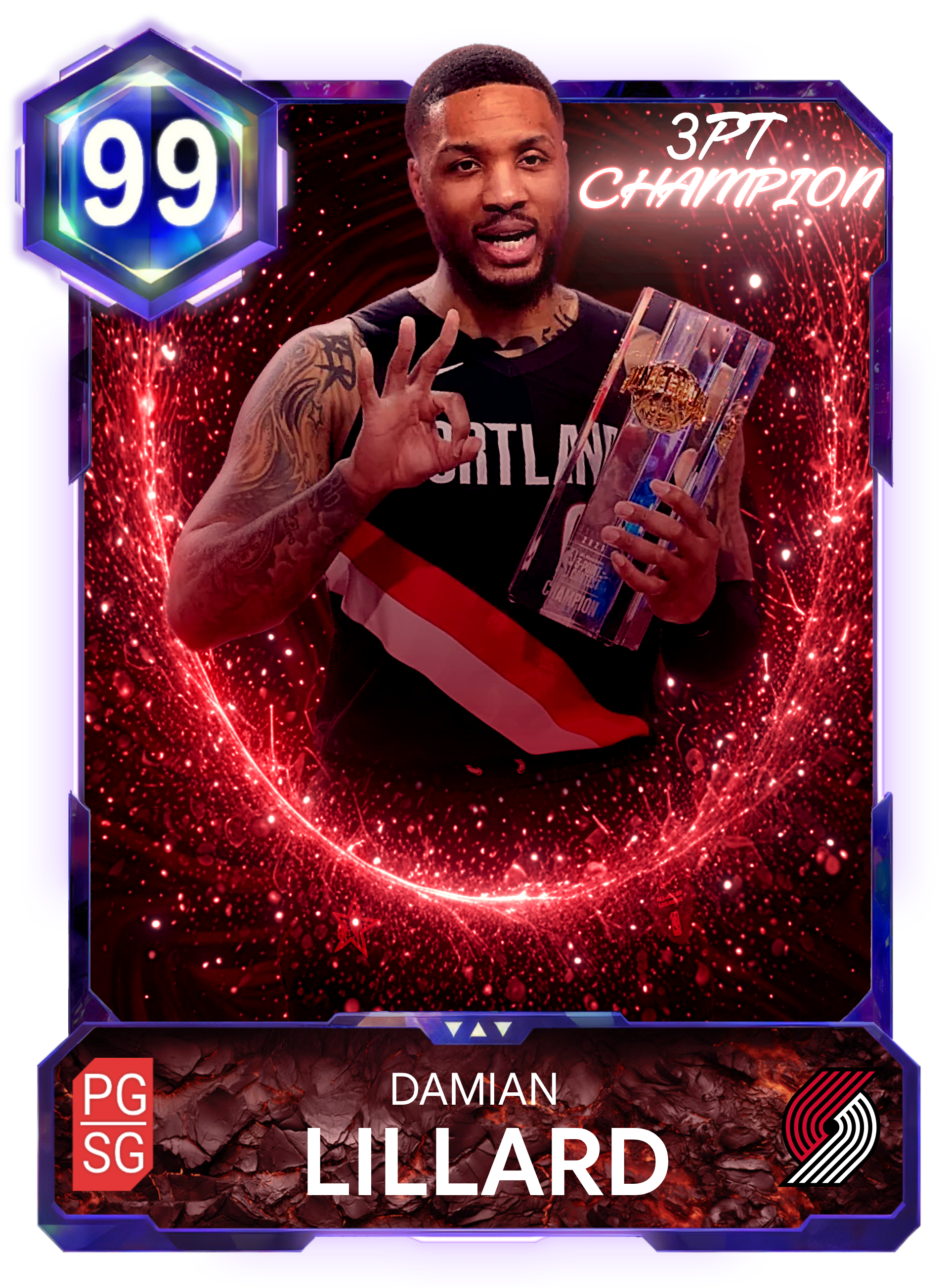 2KDB MyTEAM Database | NBA 2K Custom Card (Dame DOLLA) by DreamShake34 ...