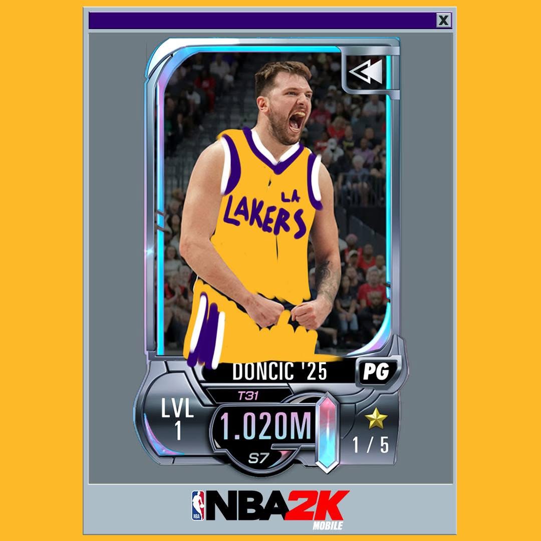 2KDB MyTEAM Database | NBA 2K Custom Card (Luka Doncic ) by Barink9229 ...