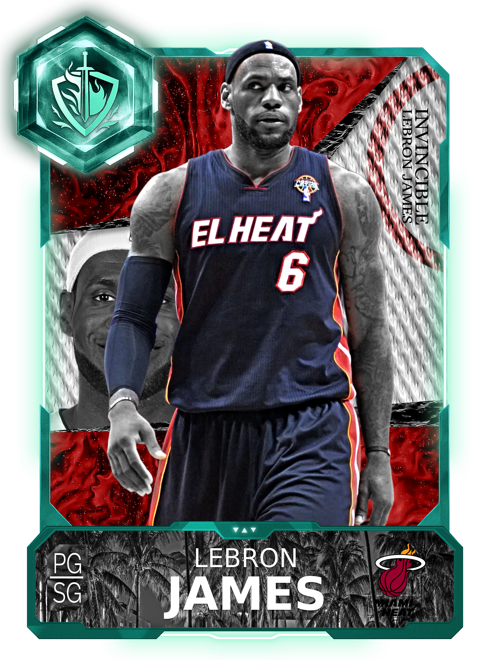 2KDB MyTEAM Database | NBA 2K Custom Card (LeBron Raymone James Sr ...