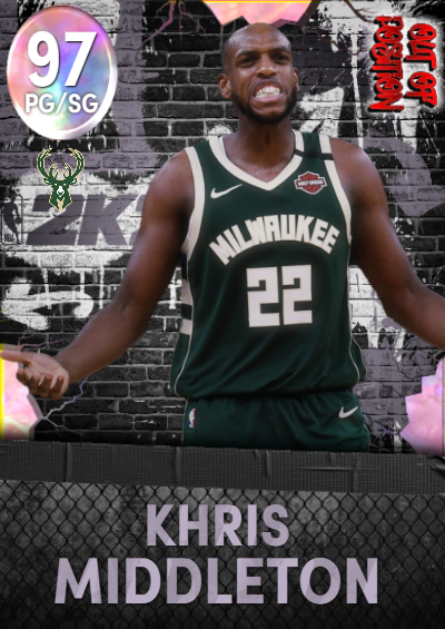 2KDB MyTEAM Database | NBA 2K Custom Card (Khris Middleton Out of ...