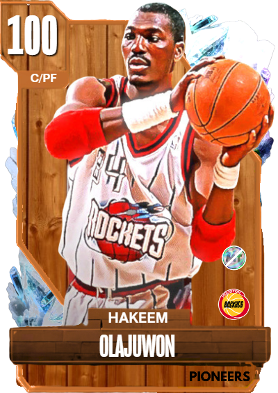NBA 2K26 | 2KDB MyTEAM NBA 2K Custom Card (Hakeem Olajuwon) by nooboos94